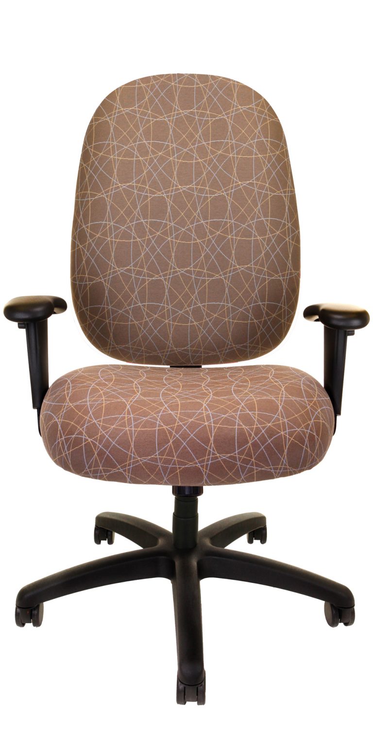 3-Pronto-Brown-Front-Midback2 | Pronto Chair by Buzz Seating